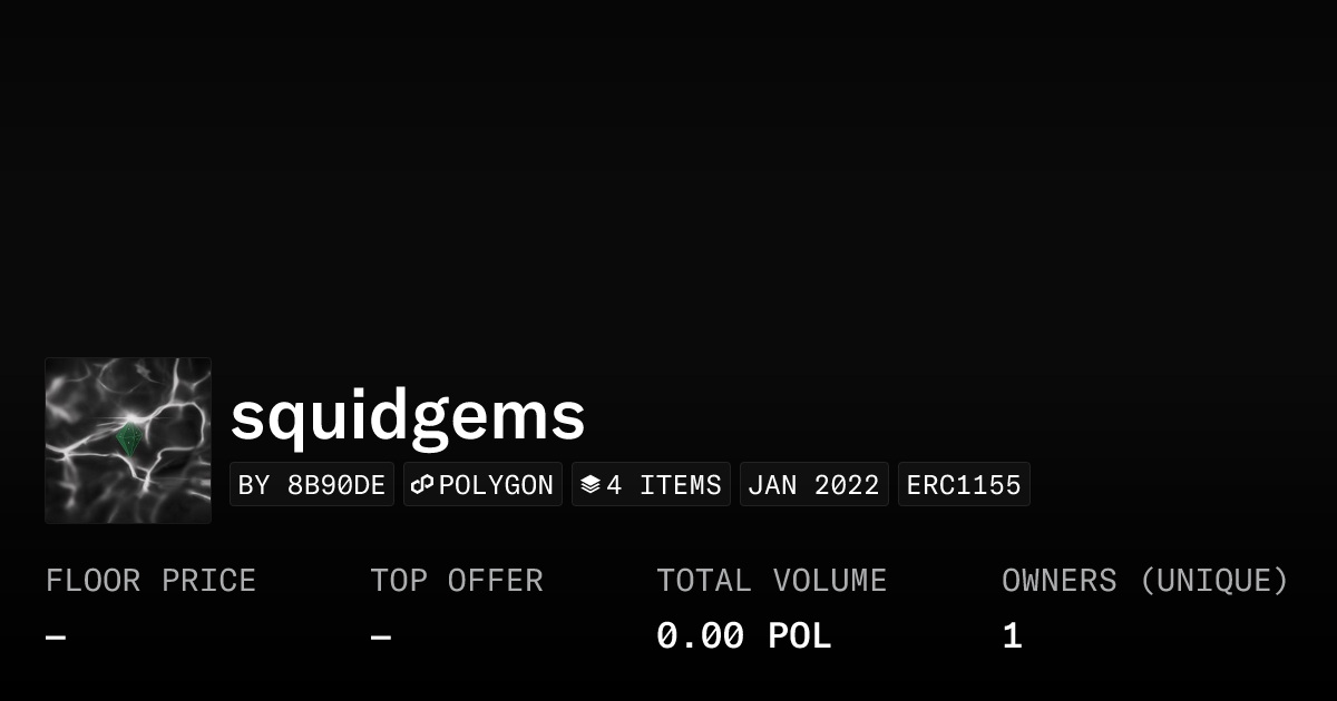 squidgems - Collection | OpenSea