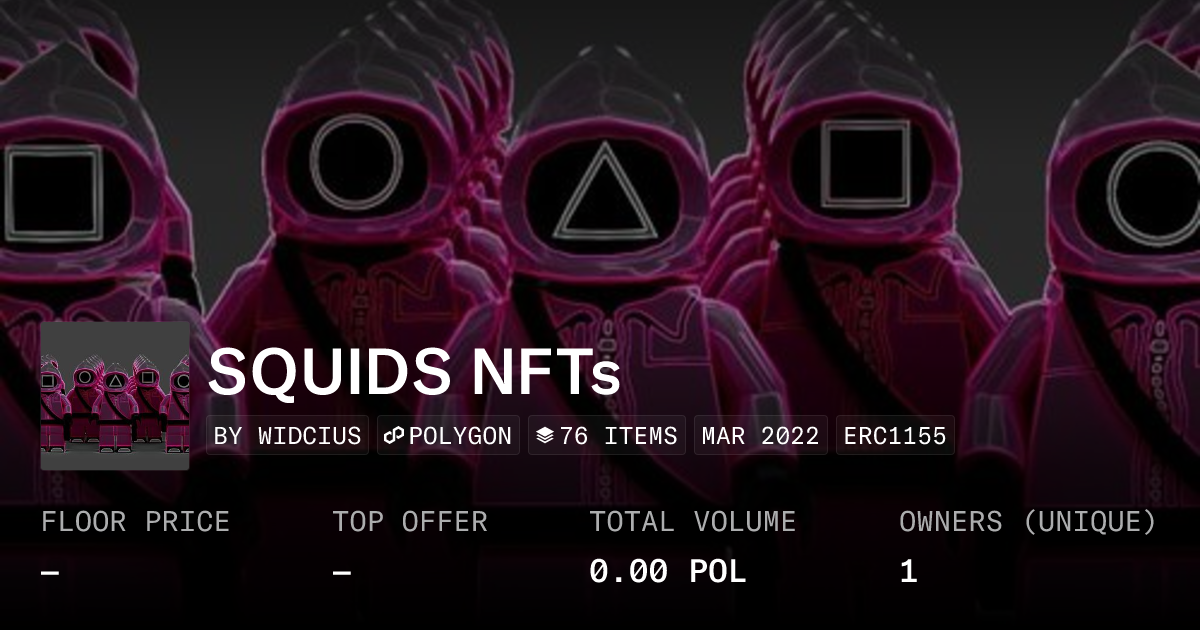 SQUIDS NFTs - Collection | OpenSea