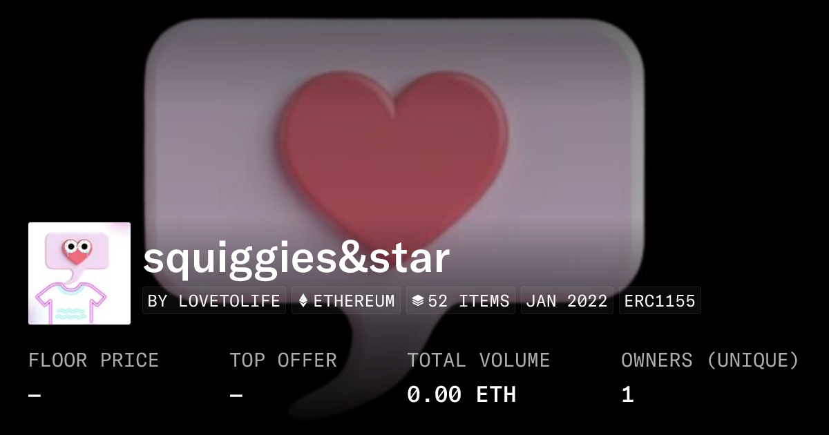 squiggies&star - Collection | OpenSea