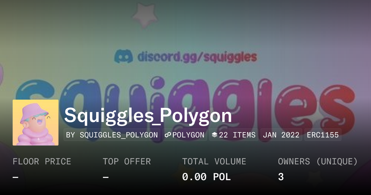 Squiggles_Polygon - Collection | OpenSea