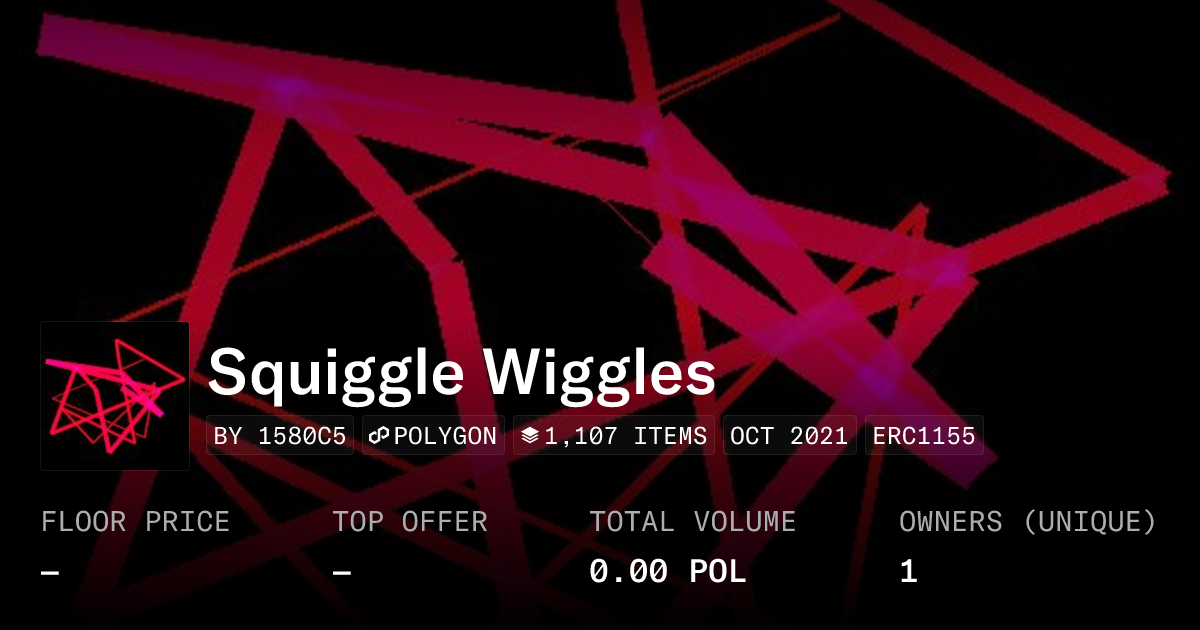 Squiggle Wiggles - Collection | OpenSea