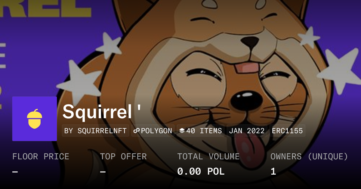Squirrel ' - Collection | OpenSea