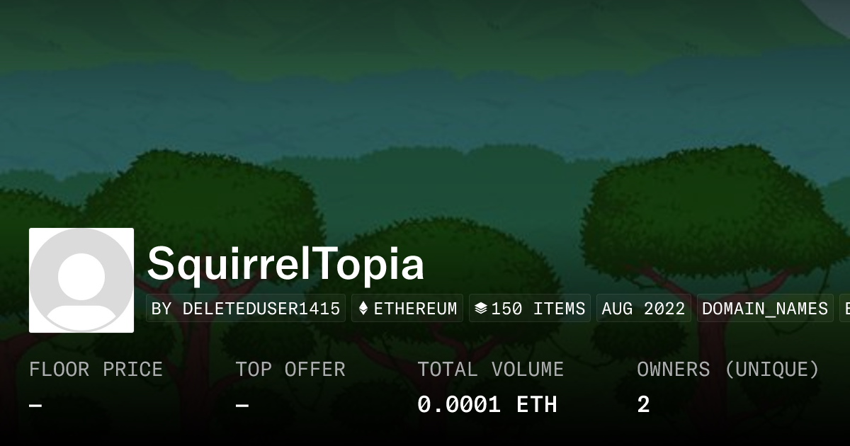 SquirrelTopia - Collection | OpenSea