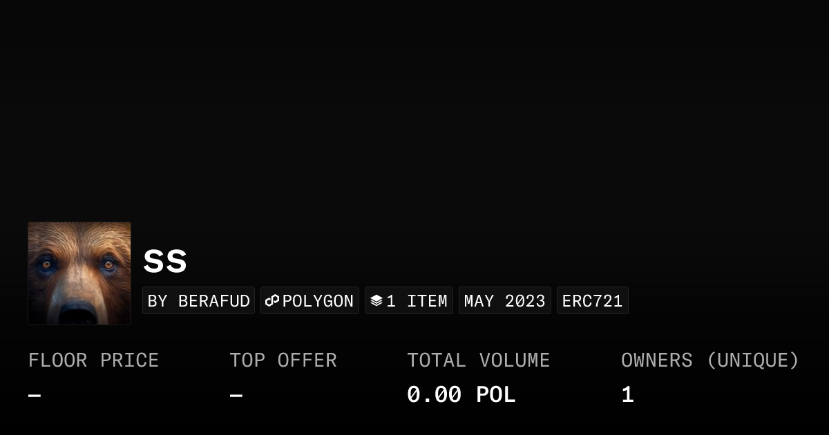 ss - Collection | OpenSea