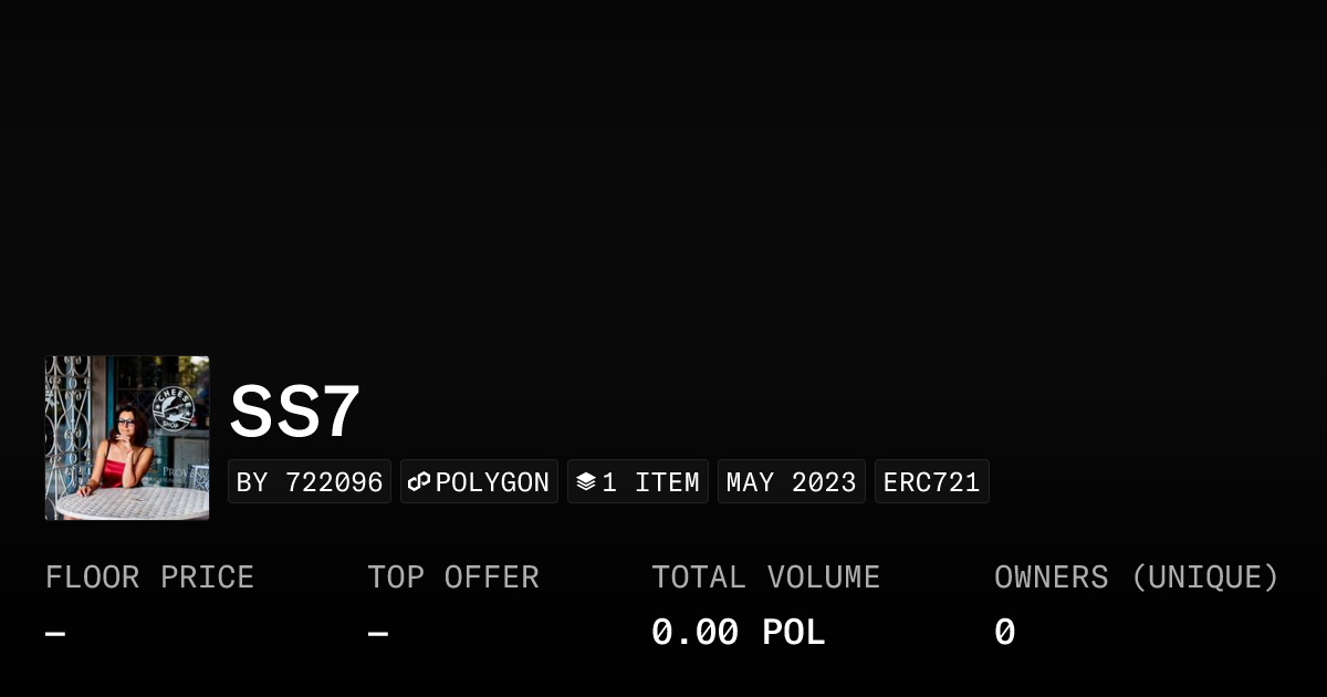 SS7 - Collection | OpenSea