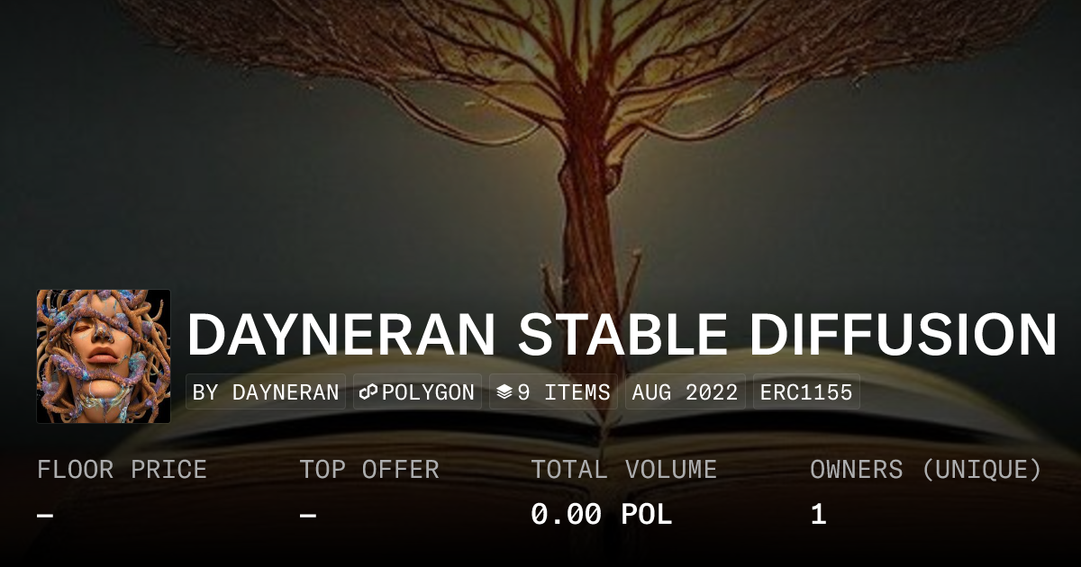 DAYNERAN STABLE DIFFUSION - Collection | OpenSea
