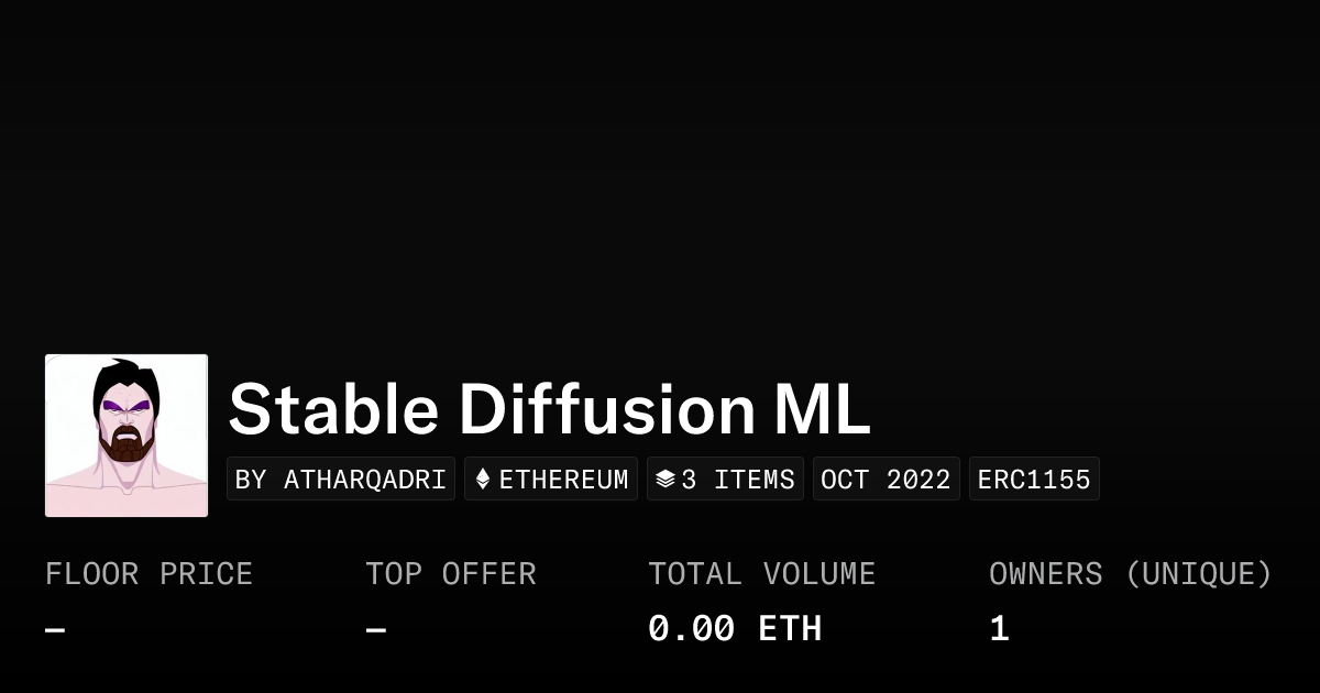 Stable Diffusion ML - Collection | OpenSea