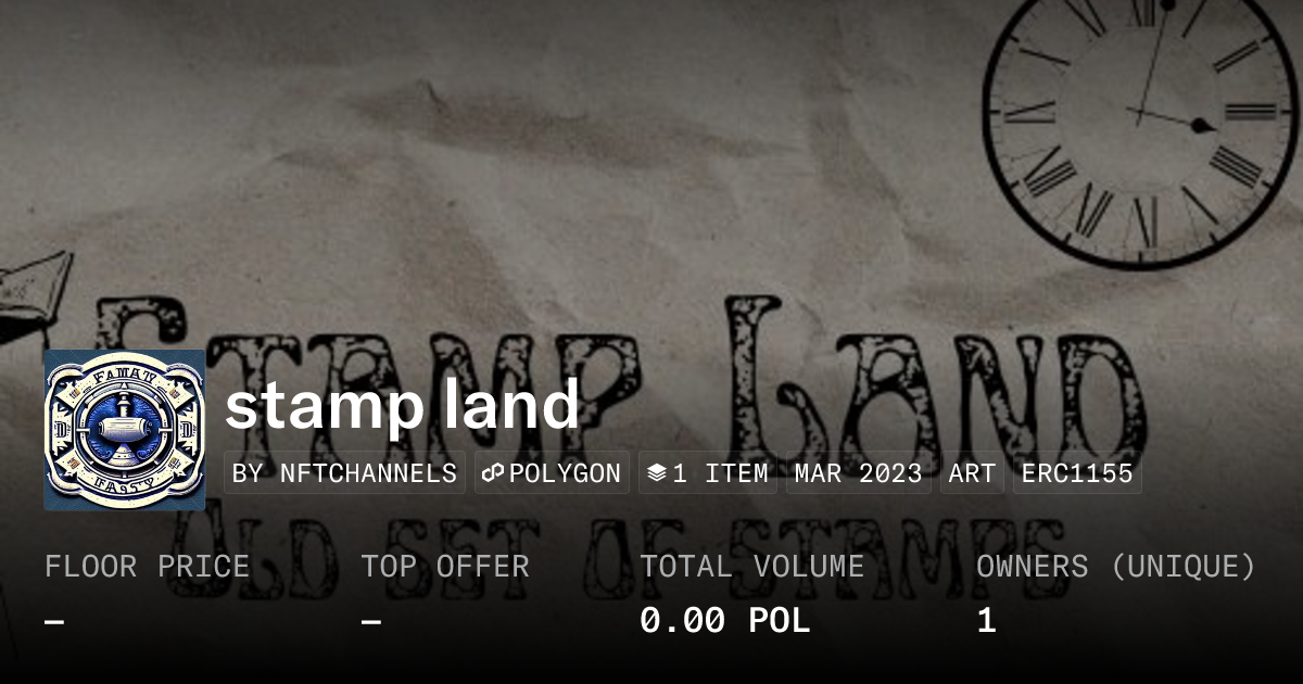 stamp land - Collection | OpenSea