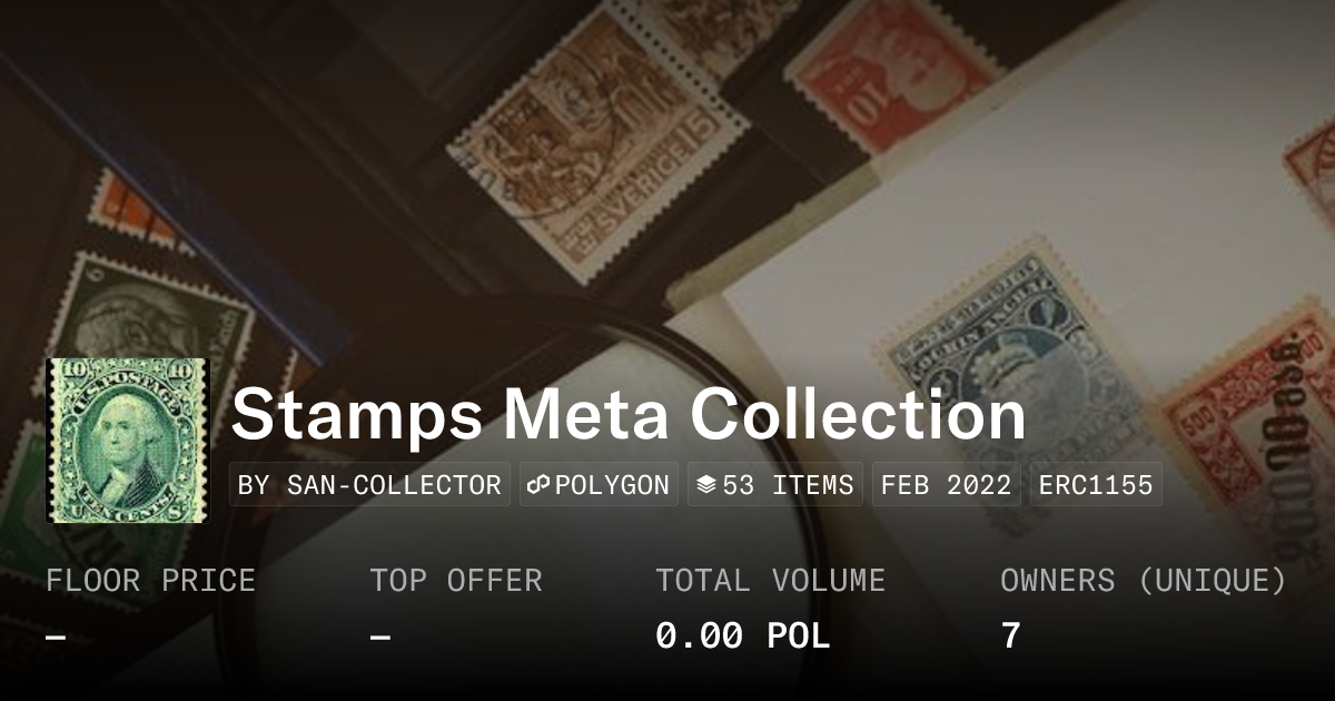 Stamps Meta Collection - Collection | OpenSea