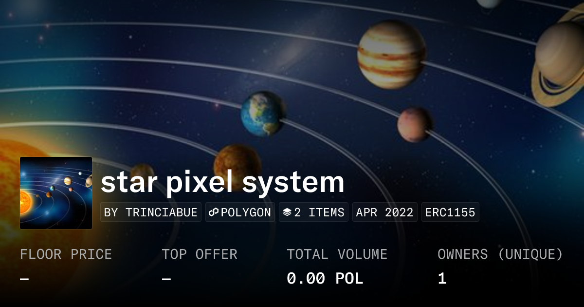 star pixel system - Collection | OpenSea