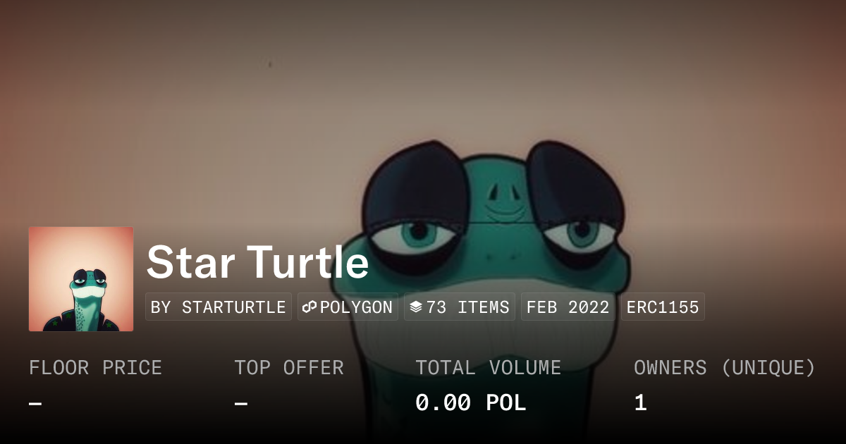 Star Turtle - Collection | OpenSea