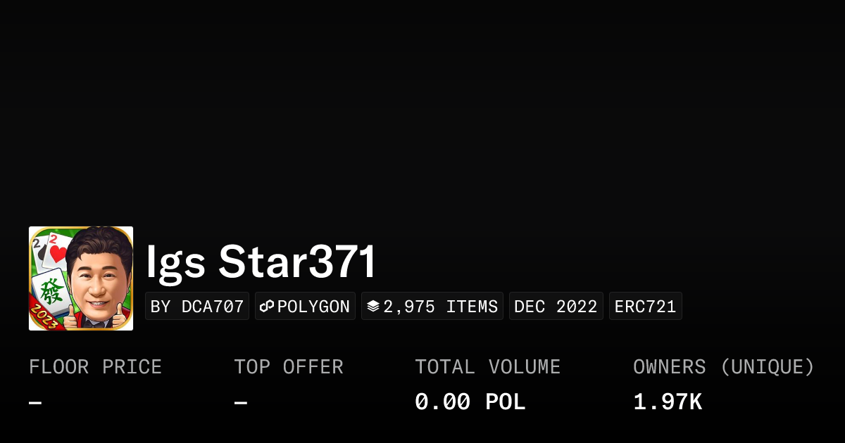 Igs Star371 - Collection | OpenSea