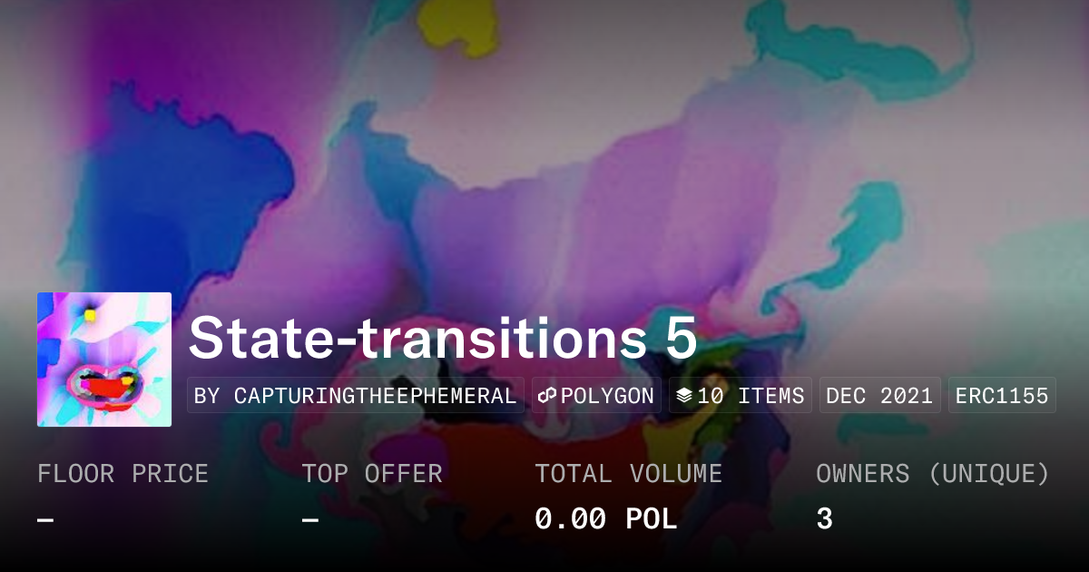 State-transitions 5 - Collection | OpenSea