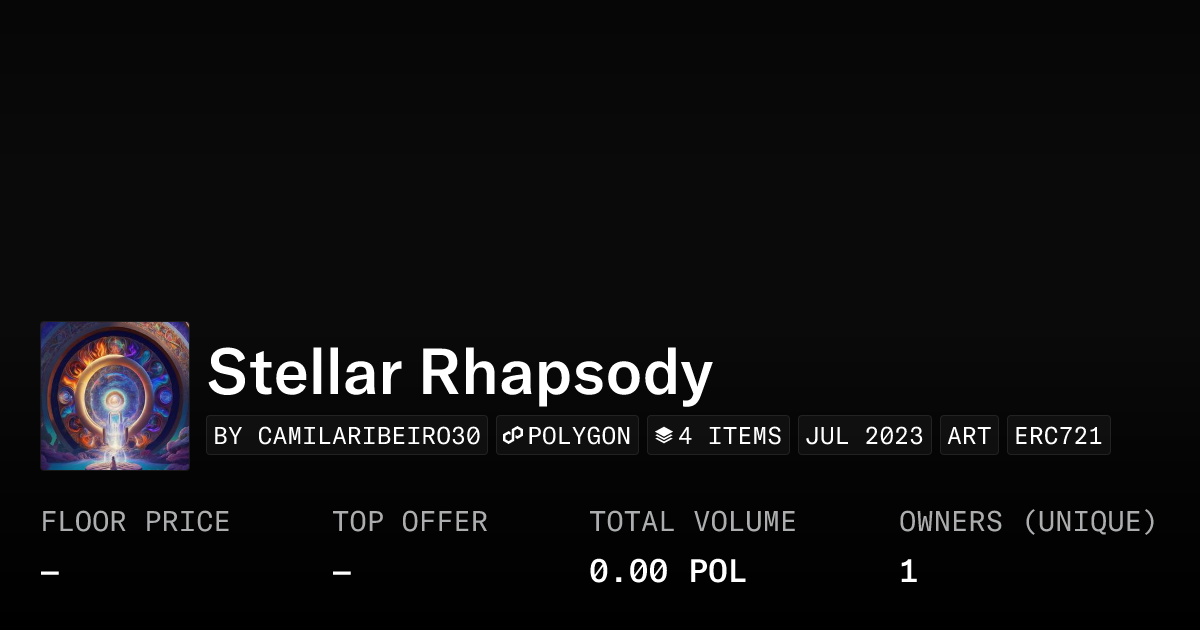 Stellar Rhapsody - Collection | OpenSea