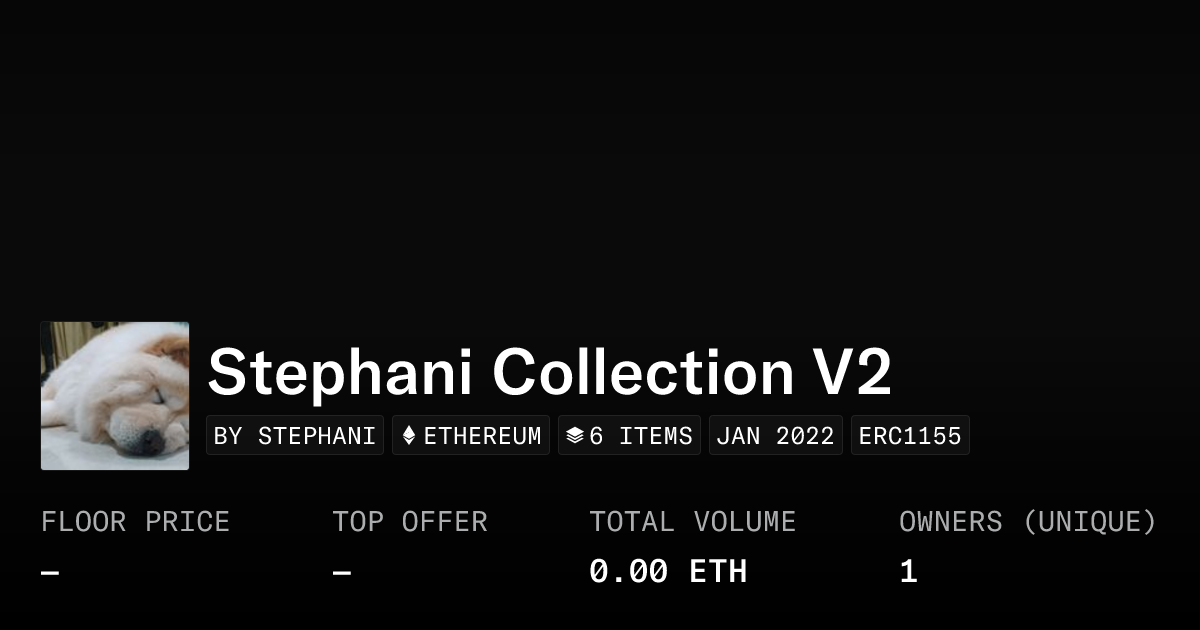 Stephani Collection V2 - Collection | OpenSea