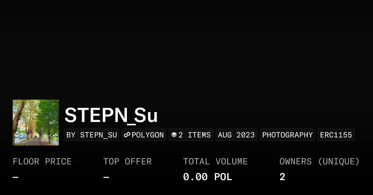 STEPN_Su - Collection | OpenSea