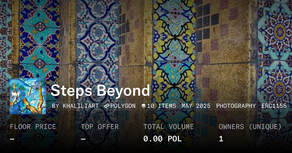 Steps Beyond - Collection | OpenSea