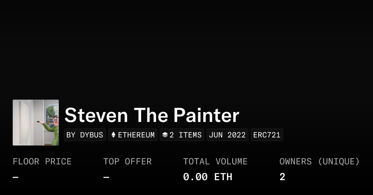 Steven The Painter - Collection | OpenSea