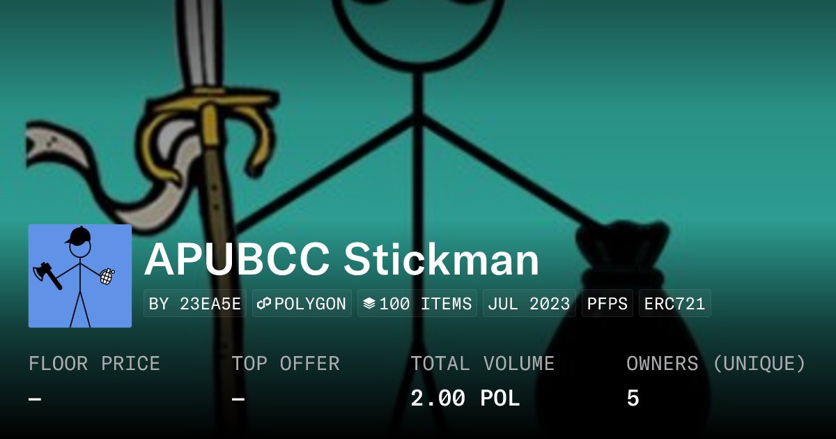 APUBCC Stickman - Collection | OpenSea