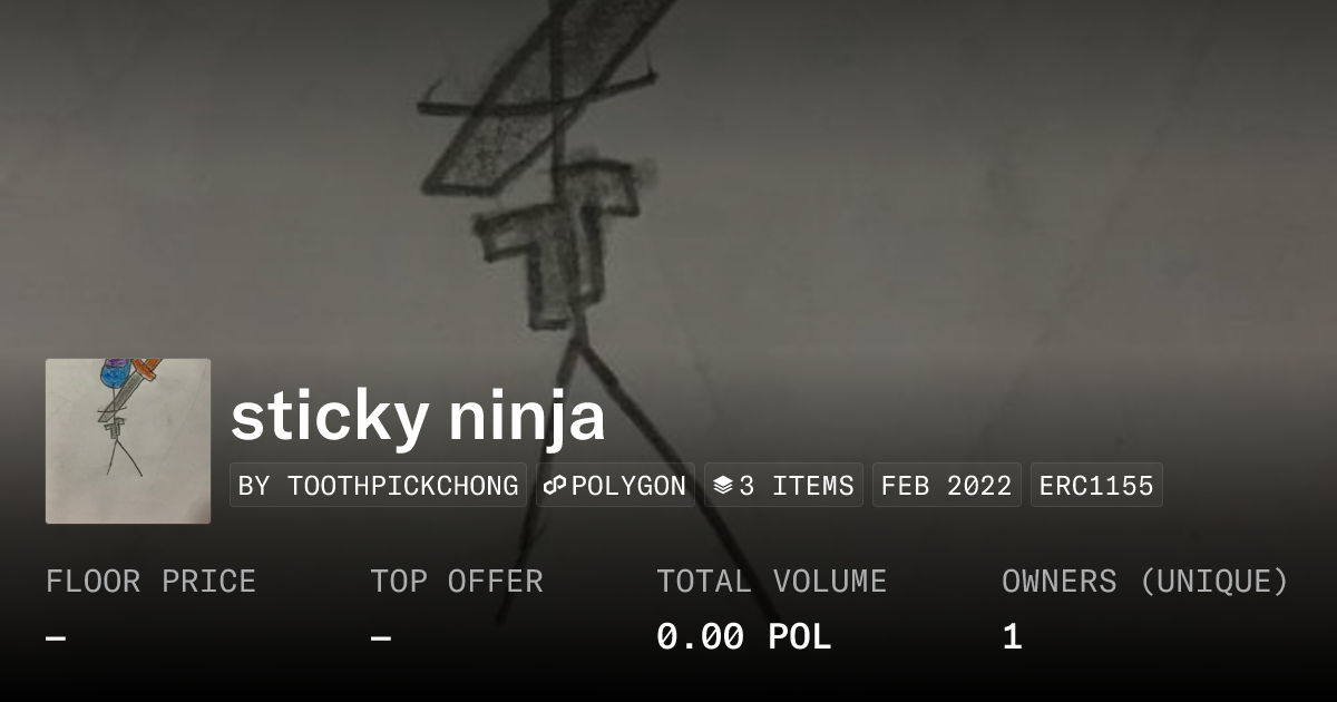 sticky ninja - Collection | OpenSea