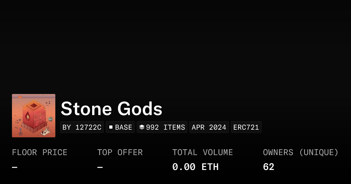 Stone Gods - Collection | OpenSea