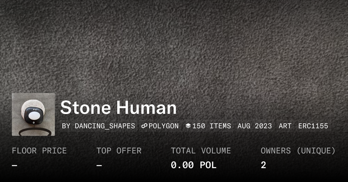 Stone Human - Collection | OpenSea