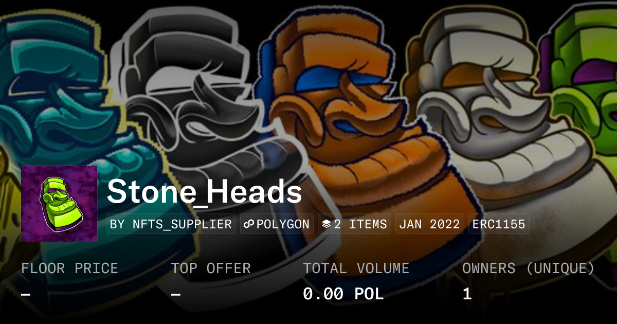 Stone_Heads - Collection | OpenSea