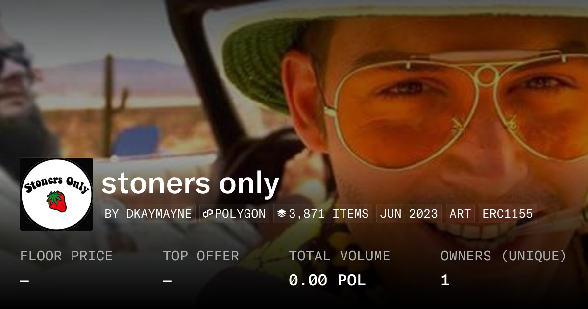 stoners only - Collection | OpenSea