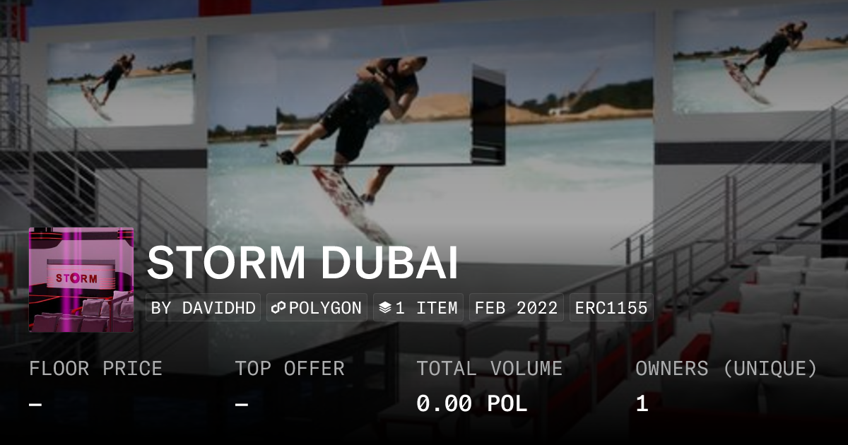STORM DUBAI - Collection | OpenSea