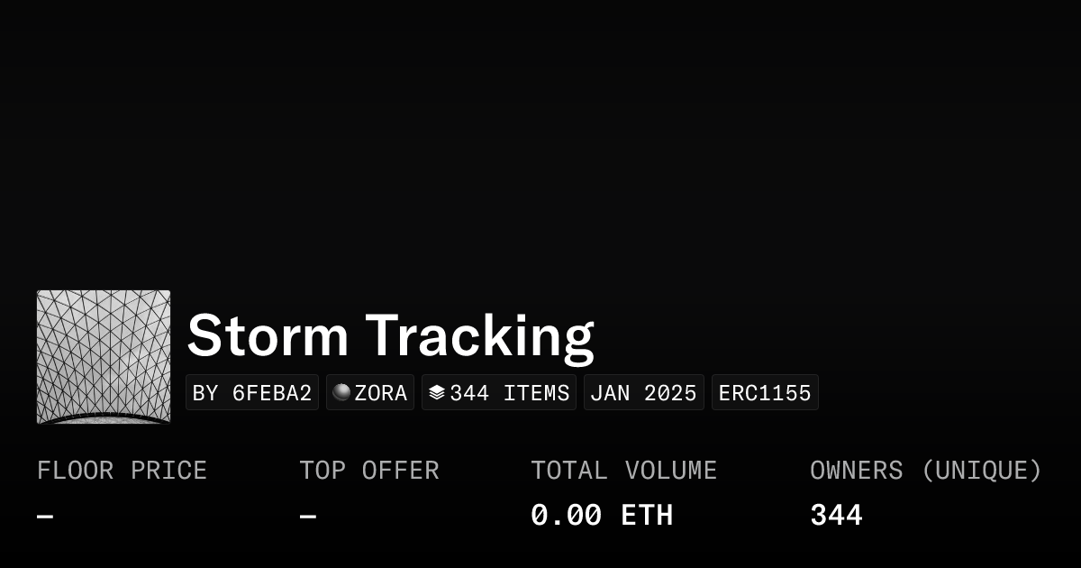 Storm Tracking - Collection | OpenSea