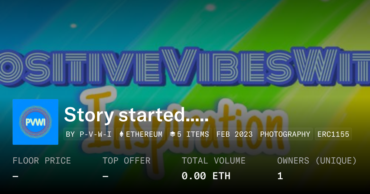 Story started..... - Collection | OpenSea