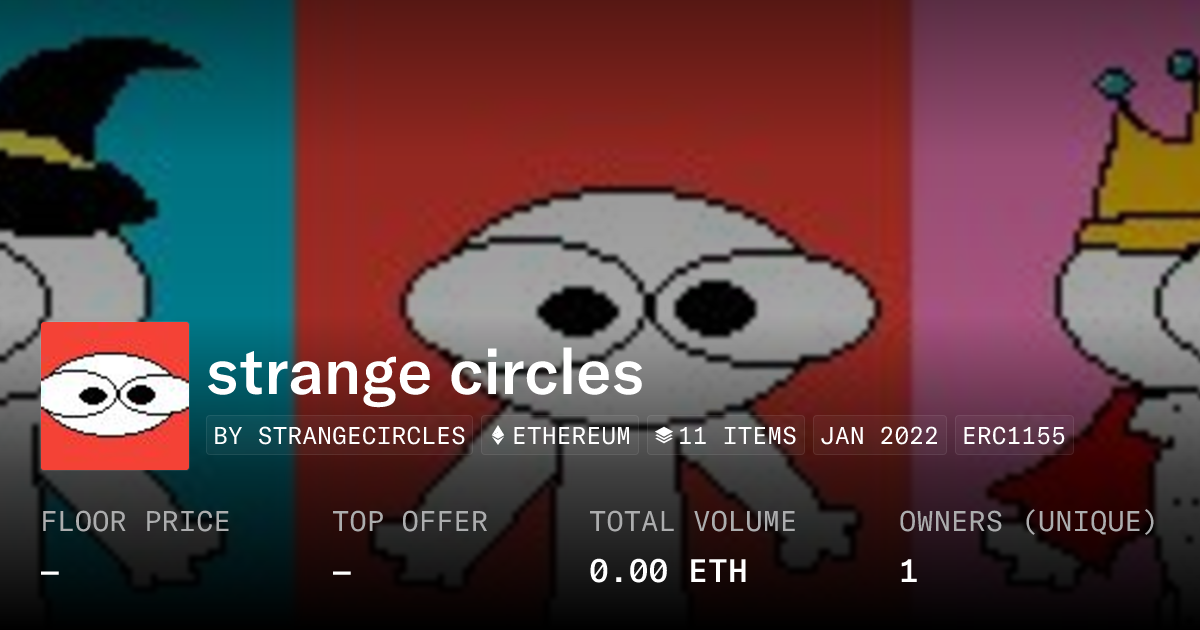 strange circles - Collection | OpenSea