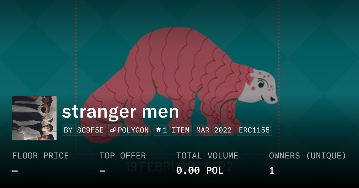 stranger men - Collection | OpenSea