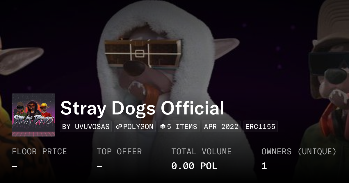 Stray Dogs Official - Collection | OpenSea