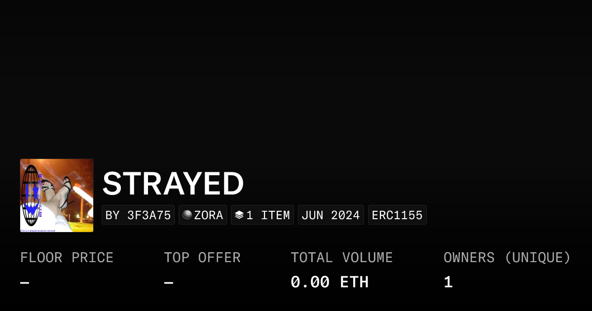 STRAYED - Collection | OpenSea