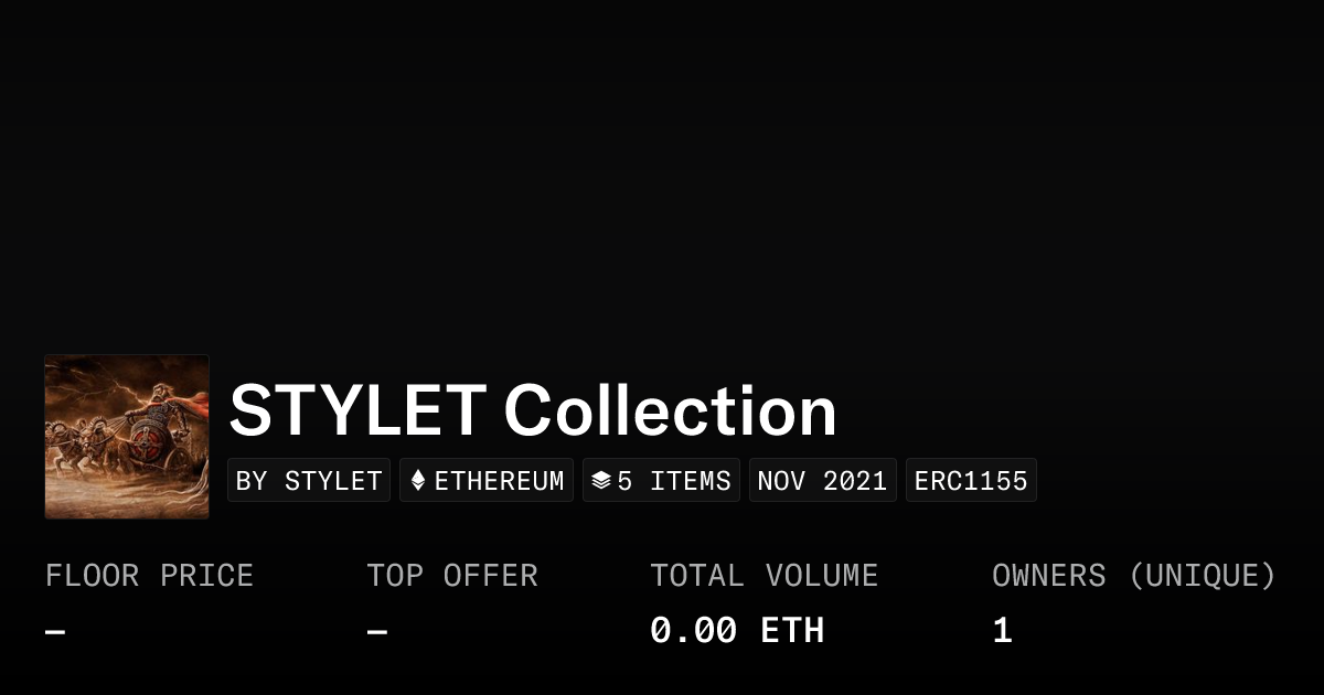 STYLET Collection - Collection | OpenSea
