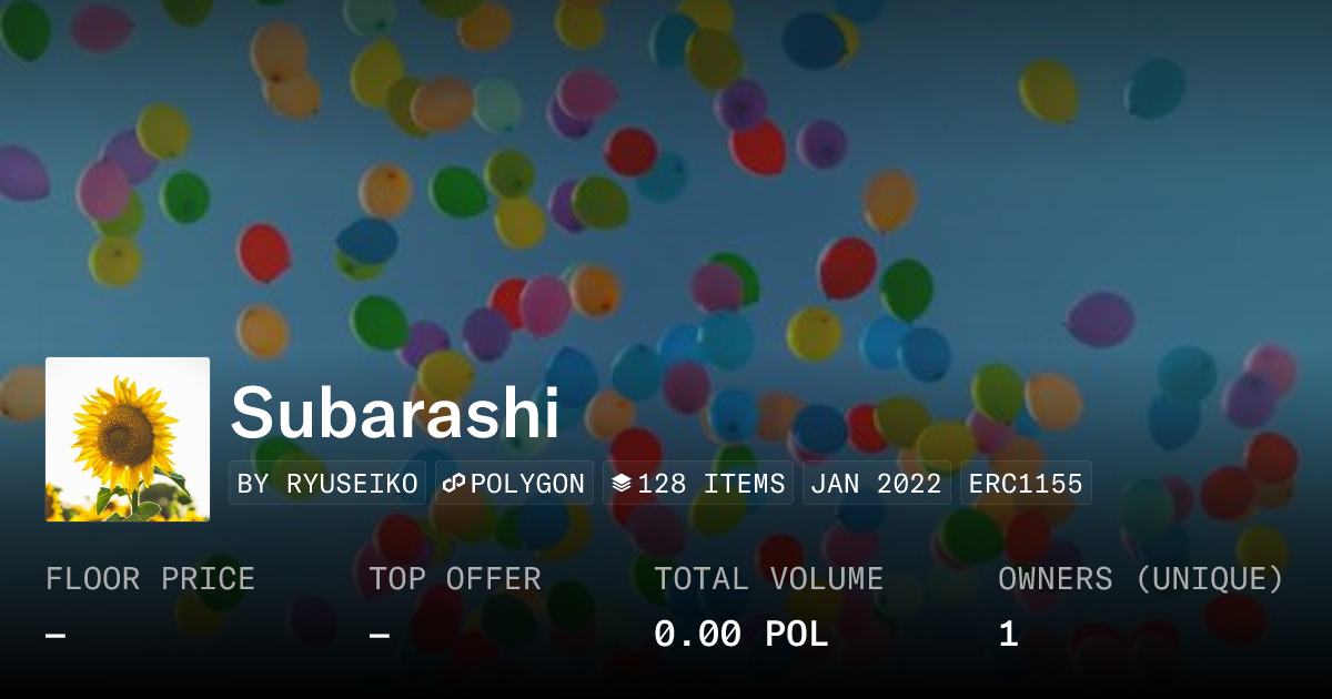 Subarashi - Collection | OpenSea