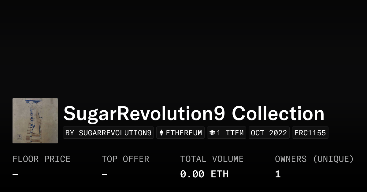 SugarRevolution9 Collection - Collection | OpenSea