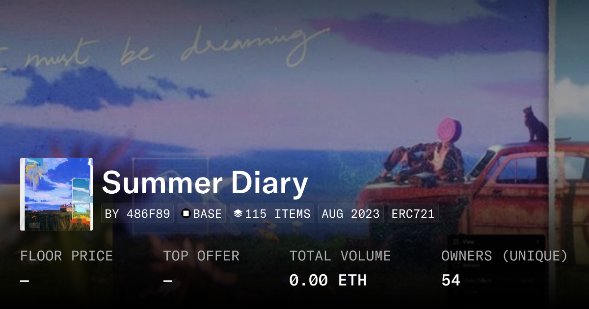 Summer Diary - Collection | OpenSea
