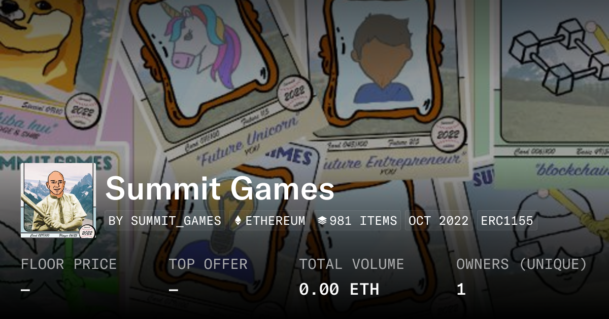 Summit Games - Collection | OpenSea