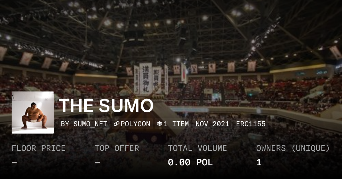 THE SUMO - Collection | OpenSea