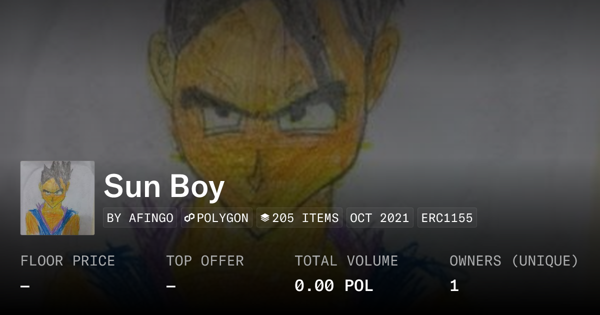 Sun Boy - Collection | OpenSea