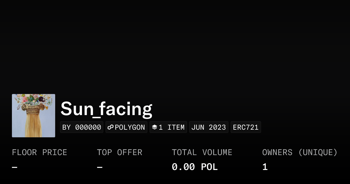 Sun_facing - Collection | OpenSea