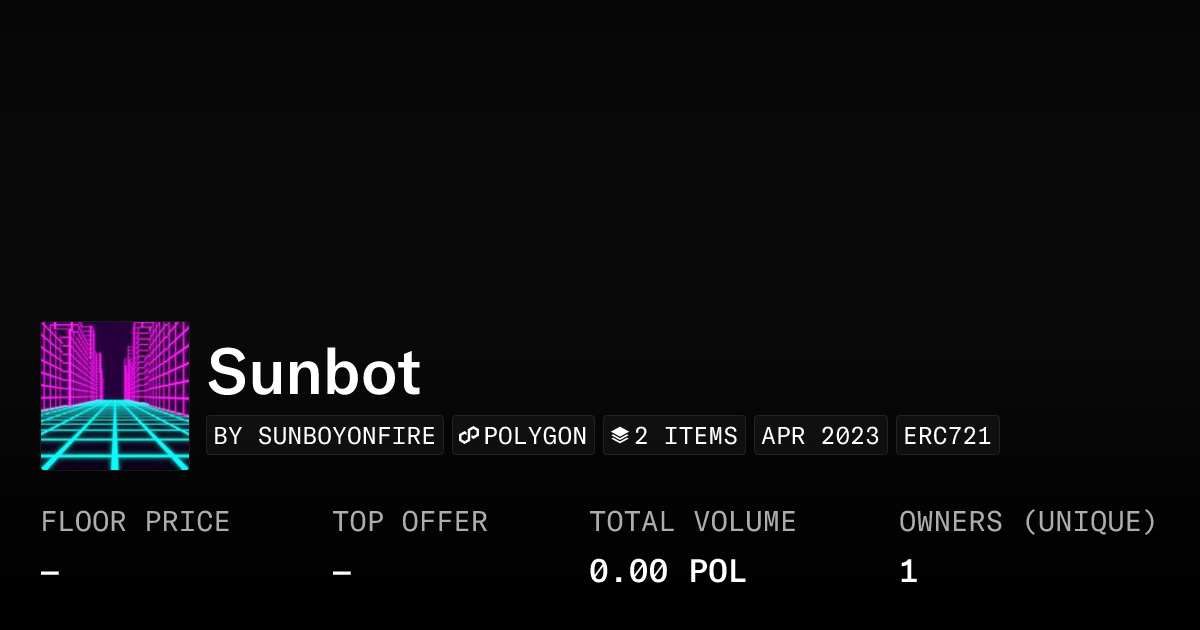Sunbot - Collection | OpenSea