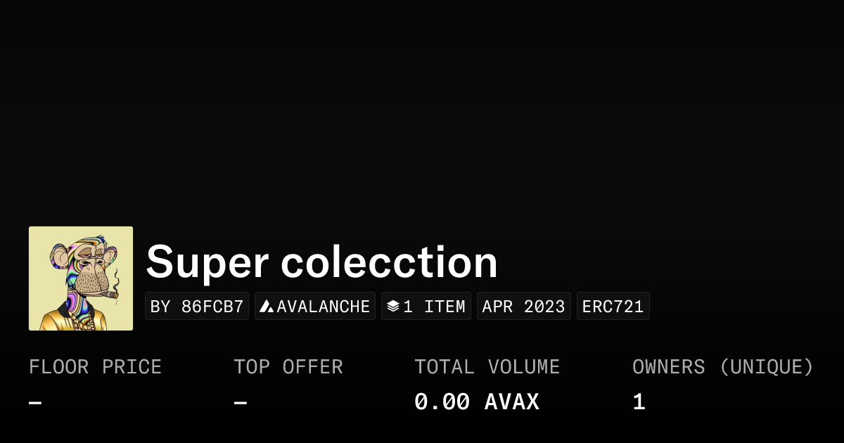 Super colecction - Collection | OpenSea