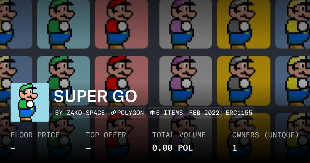 SUPER GO - Collection | OpenSea
