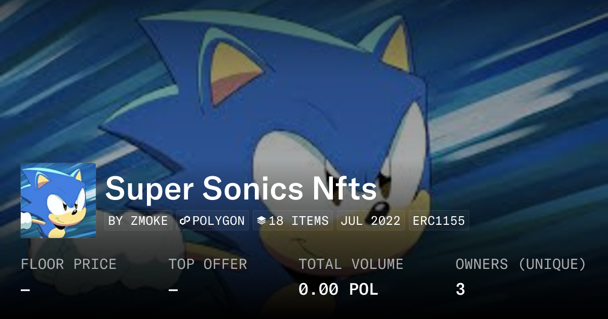 Super Sonics Nfts - Collection | OpenSea