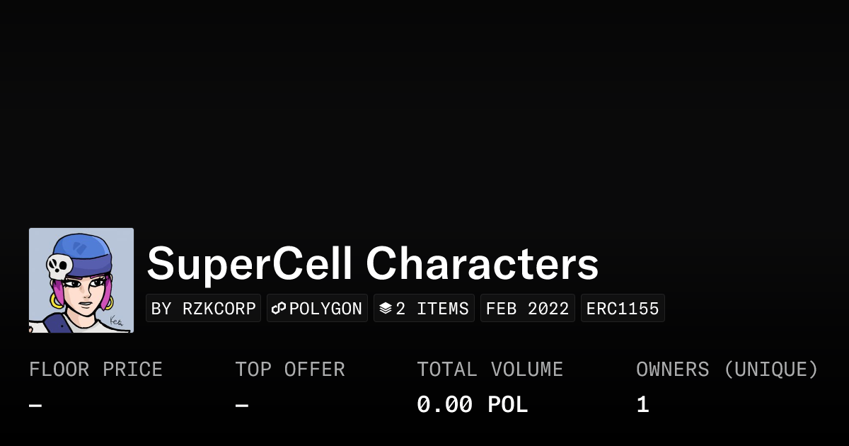 SuperCell Characters - Collection | OpenSea