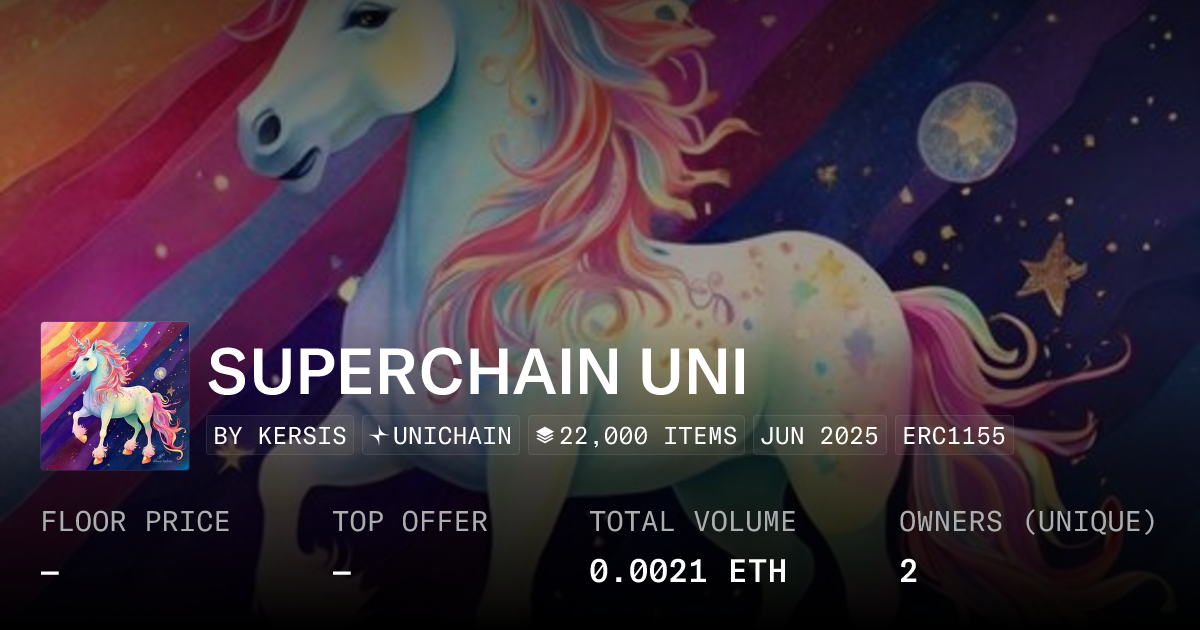 SUPERCHAIN UNI - Collection | OpenSea