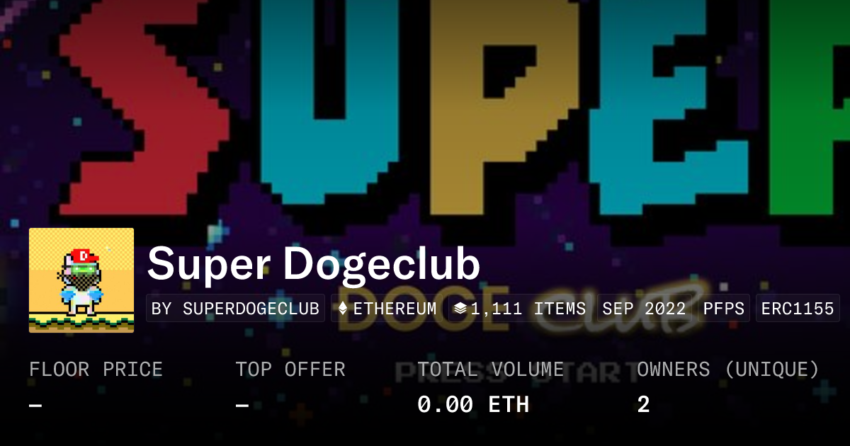 Super Dogeclub - Collection | OpenSea